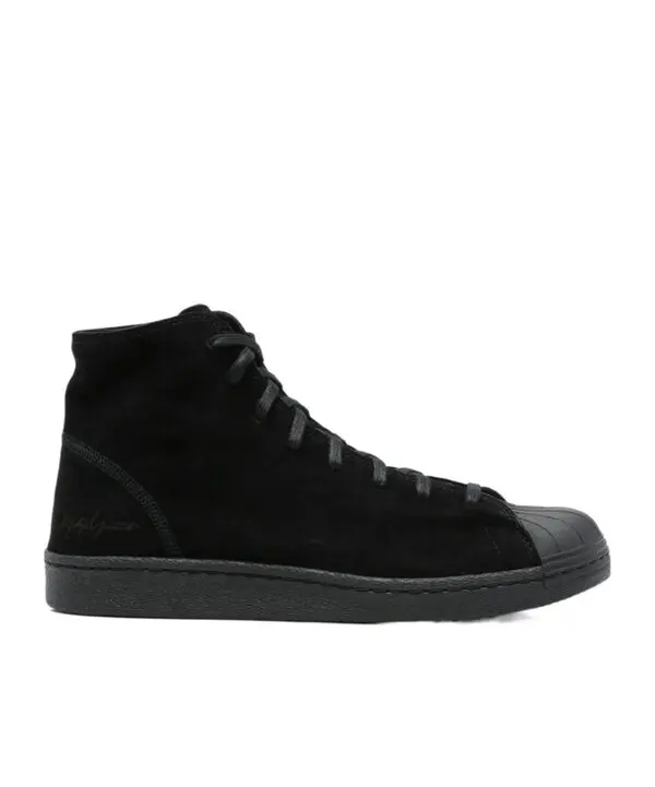 Y3 X Kuro High-top Lace-up Sneakers - Black