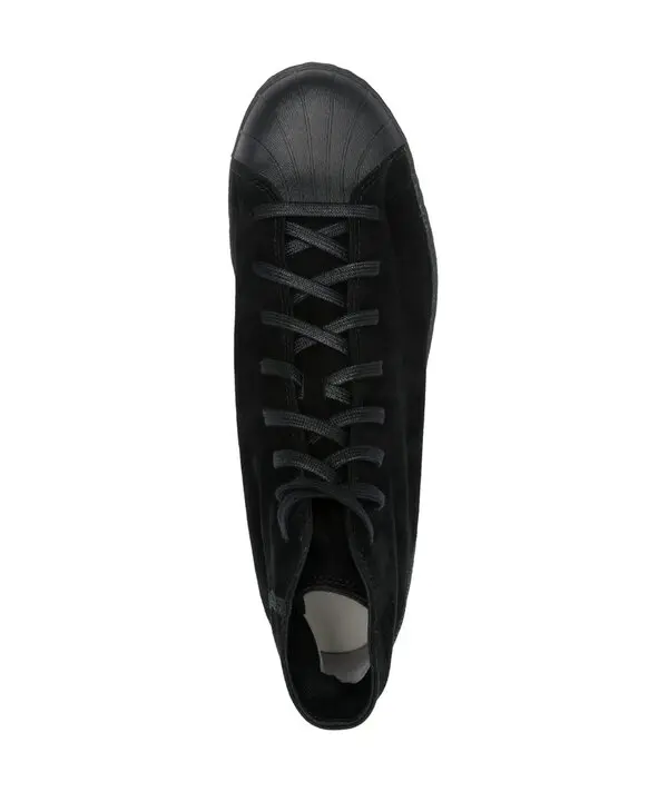 Y3 X Kuro High-top Lace-up Sneakers - Black