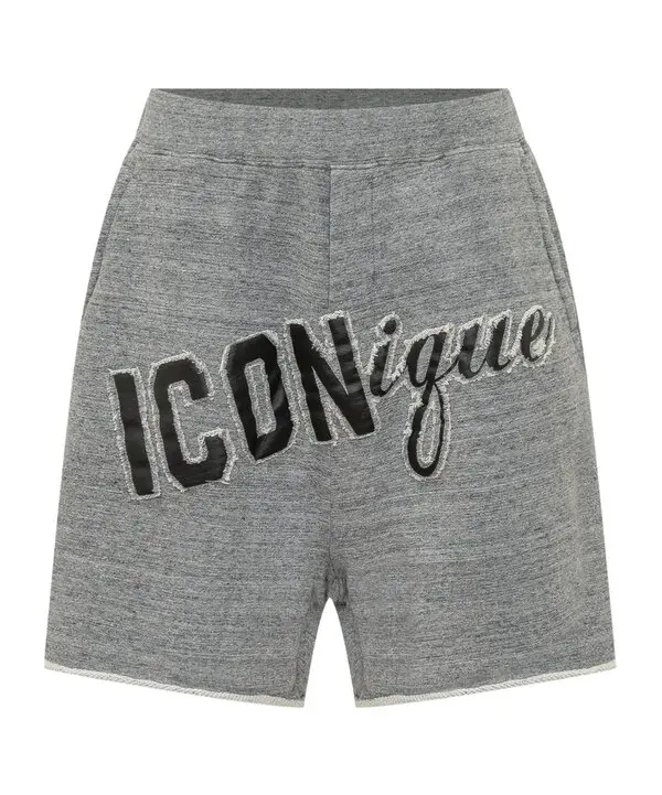 Dsquared2 Iconique Big-fit Shorts - Grey