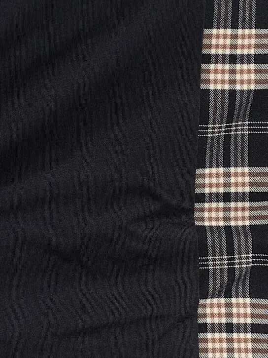 Varley Plaid Cotton Zip-up Coat