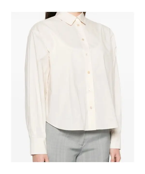FORTE_FORTE Long Sleeve Shirt - White