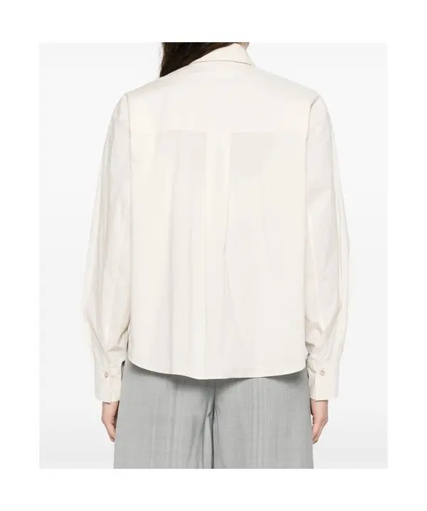 FORTE_FORTE Long Sleeve Shirt - White
