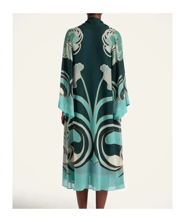 La DoubleJ Magnifico Printed Midi Dress
