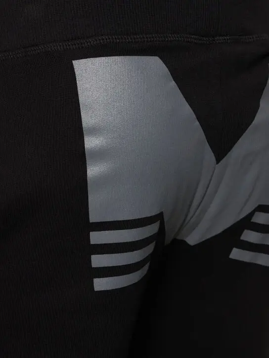 MOWALOLA Logo Print Cotton Jersey Sweatpants