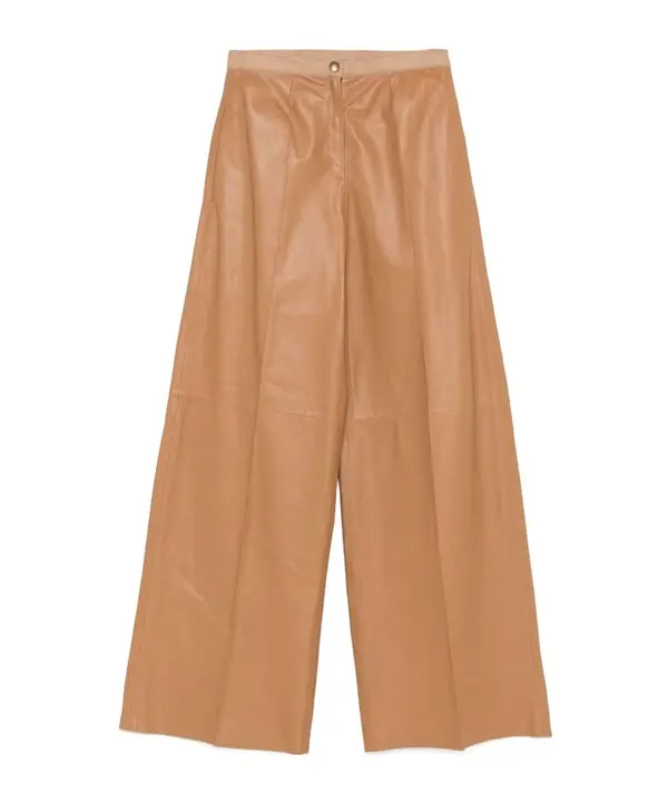 FORTE_FORTE High-waisted Wide-leg Trousers