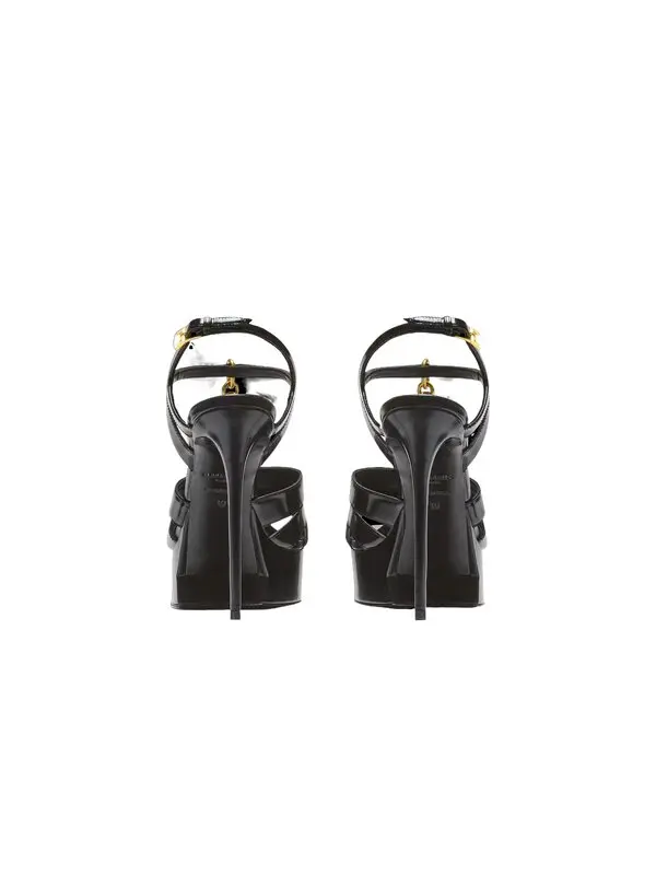 Balmain Sync Platform Sandals - Black