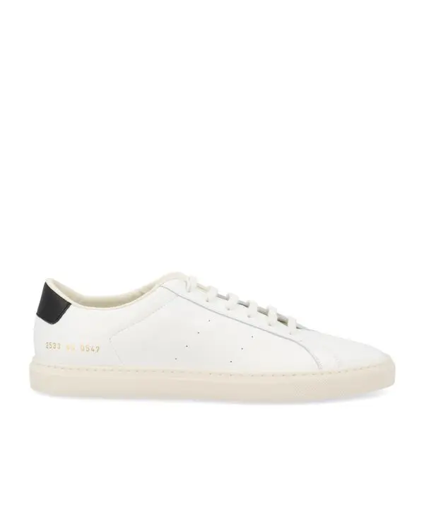 COMMON PROJECTS Achilles Slim Retro Low-top Sneakers - White/black