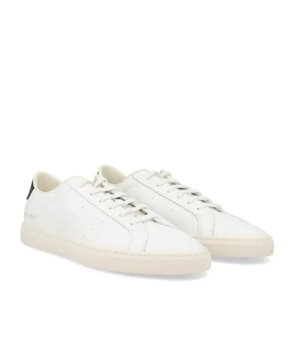COMMON PROJECTS Achilles Slim Retro Low-top Sneakers - White/black