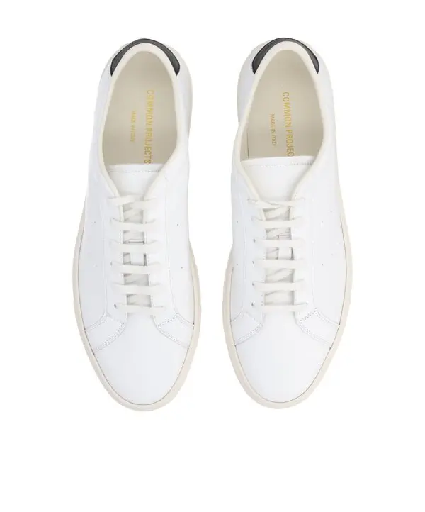 COMMON PROJECTS Achilles Slim Retro Low-top Sneakers - White/black