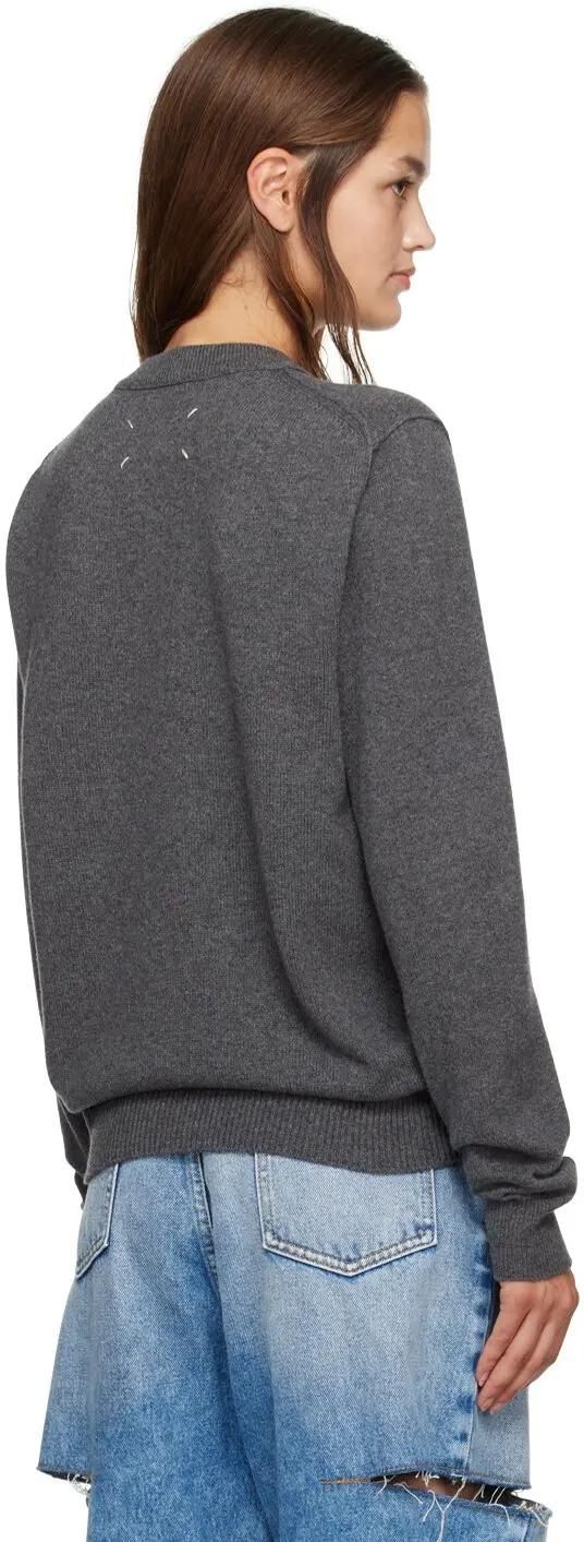 MAISON MARGIELA Four-stitch Crewneck Jumper
