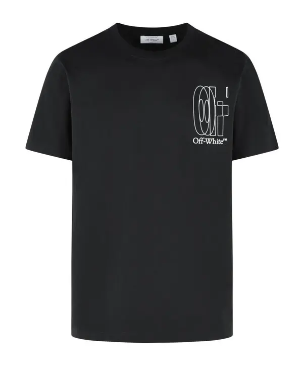 Off-White Big Double Arrow Crewneck T-shirt - Black