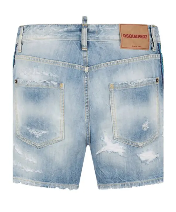 Dsquared2 Distressed Denim Shorts