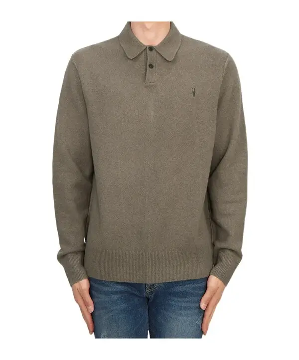ALLSAINTS Long-sleeved Polo Shirt