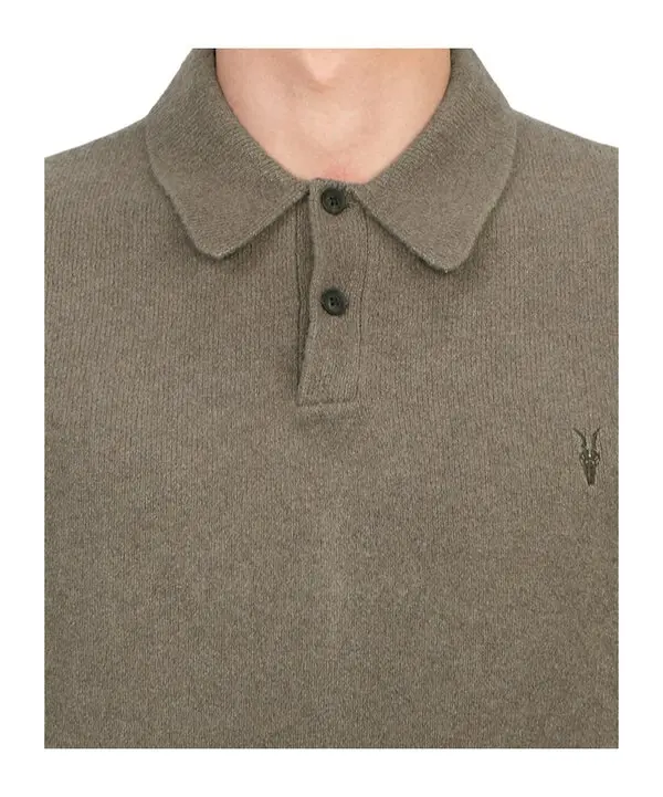 ALLSAINTS Long-sleeved Polo Shirt
