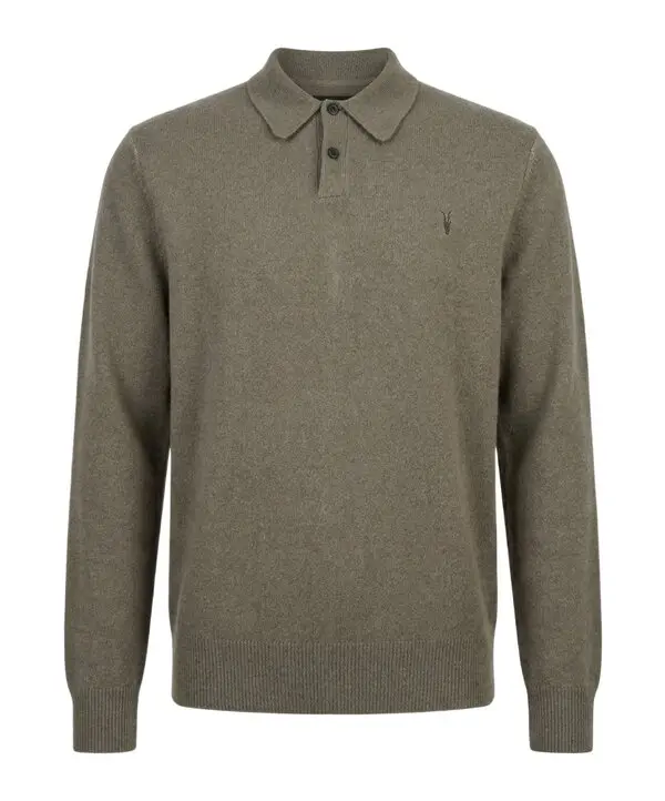 ALLSAINTS Long-sleeved Polo Shirt