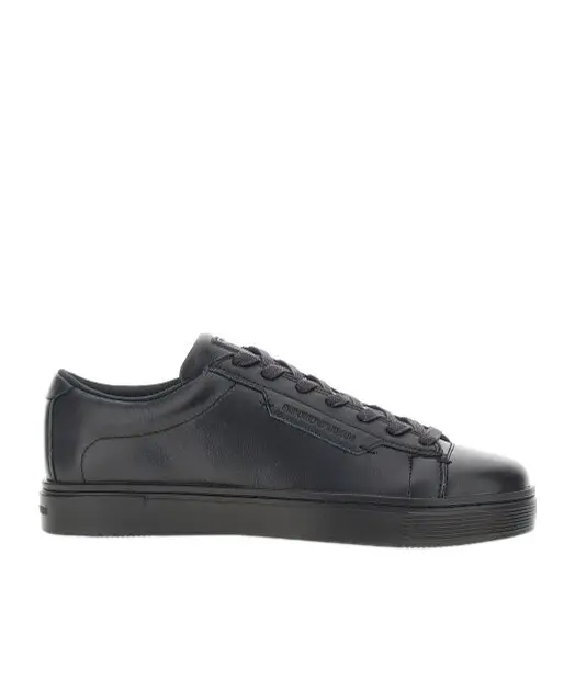 Emporio Armani Vachetta Leather Lace-up Sneakers