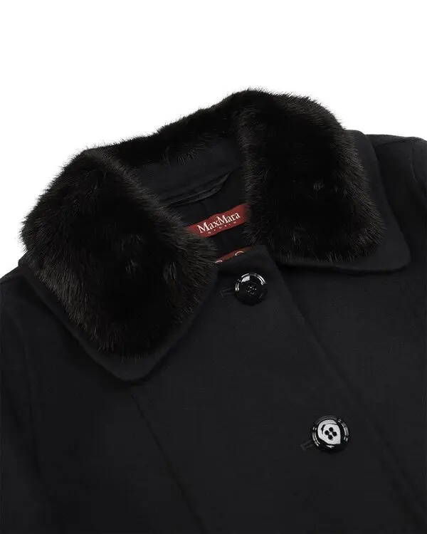 Max Mara Fur Collar Coat