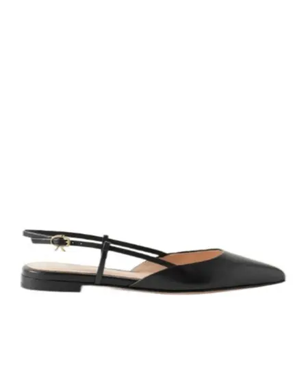 GIANVITO ROSSI Pointed Flat Shoes - Black