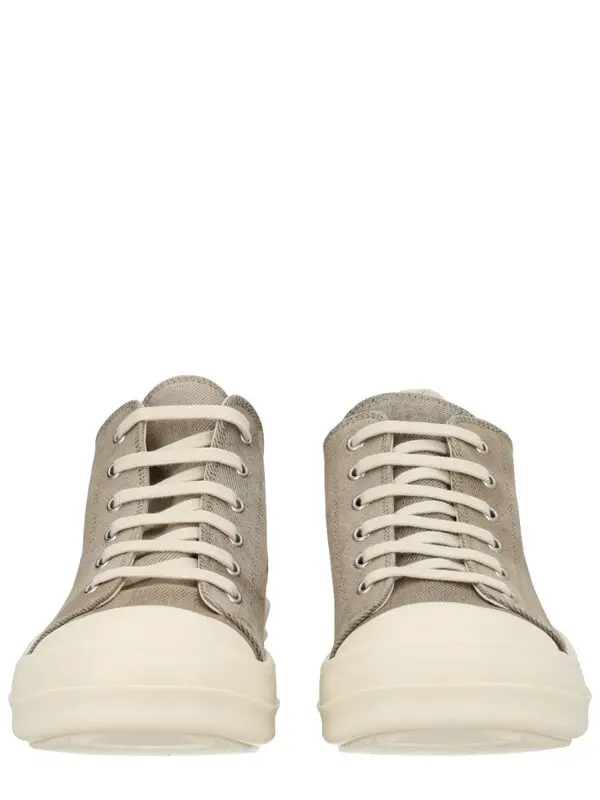 Rick Owens Low Shark-sole Sneakers - Nude