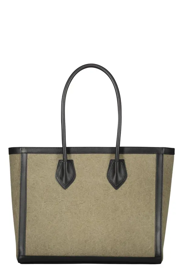 Balmain Logo Lettering Tote Bag - Brown