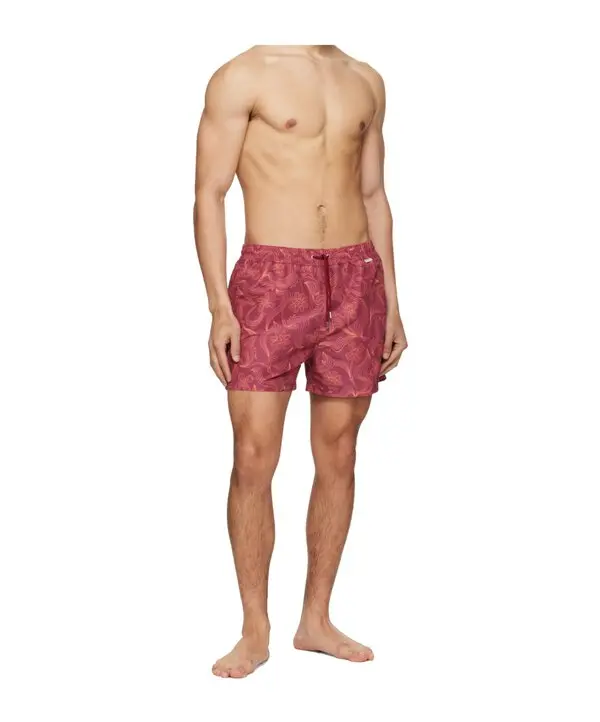 Paul Smith Printed Elasticated Waist Swim Trunks