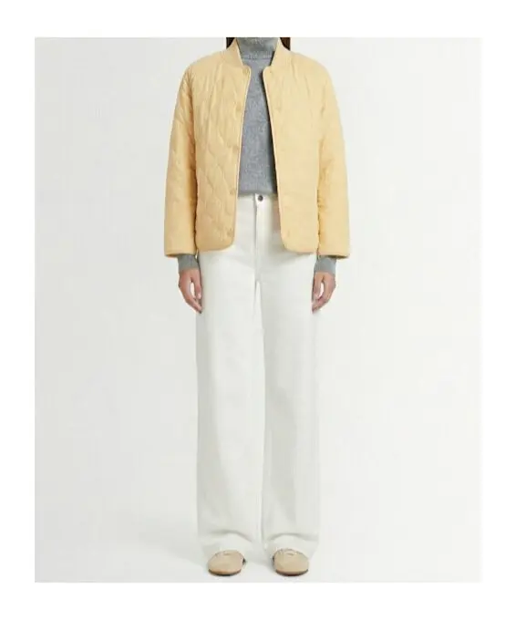 Varley Luca Quilted Jacket - Nude