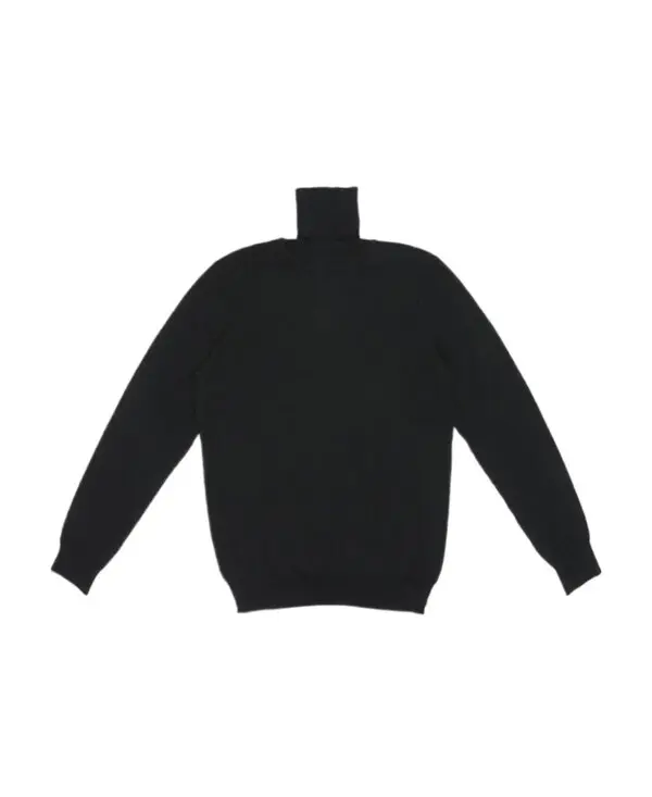 FERRAGAMO High-neck Ribbed Sweater - Black
