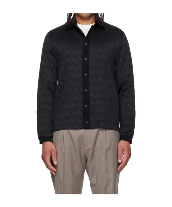 Paul Smith Long-sleeved Jacquard Shirt