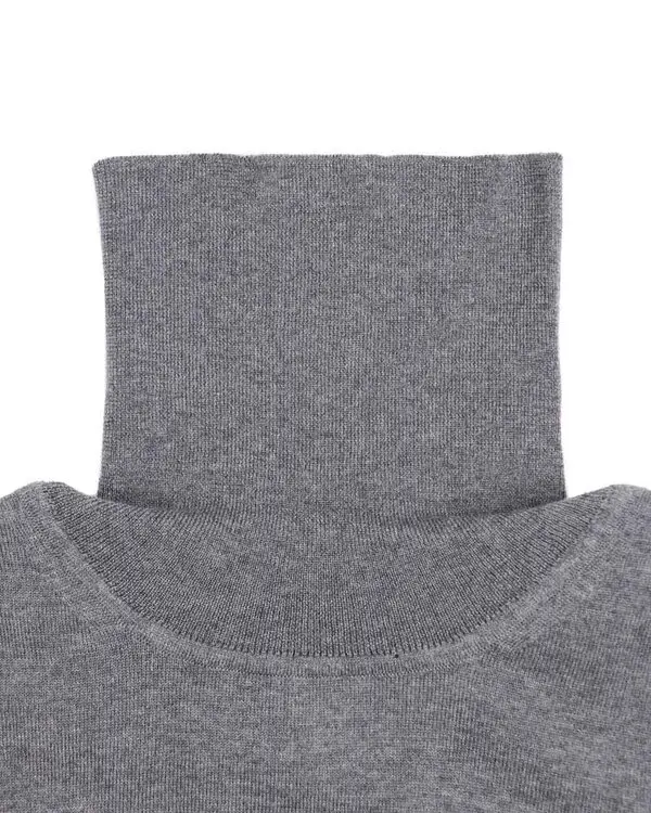 FERRAGAMO High-necked Sweater - Gray