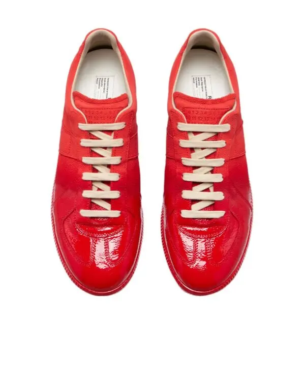 MAISON MARGIELA Replica Low Top Sneakers - Red