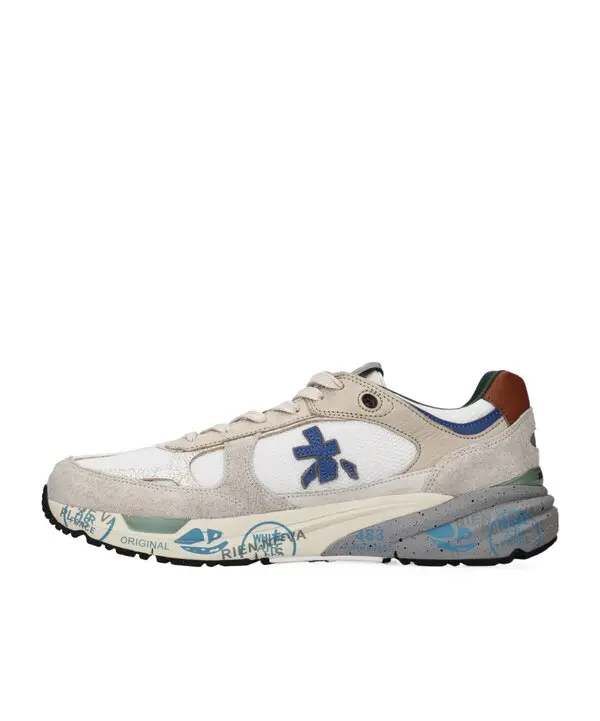 Premiata Mase25 Low Top Sneakers - Nude