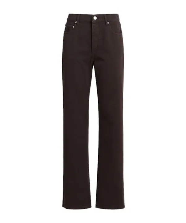 BY MALENE BIRGER Chicago Mid-rise Straight Leg Jeans - Black