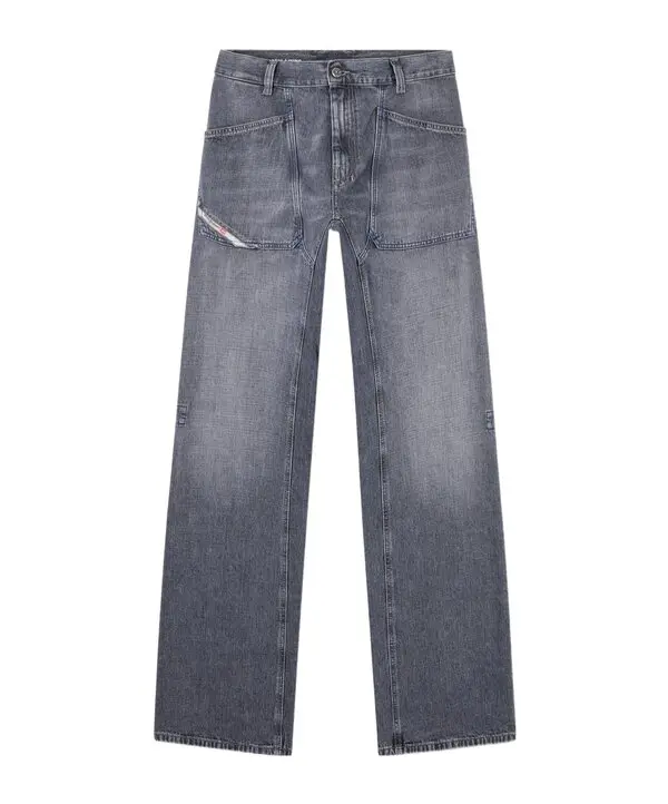 DIESEL® D-zeta Relaxed Fit Jeans - Grey