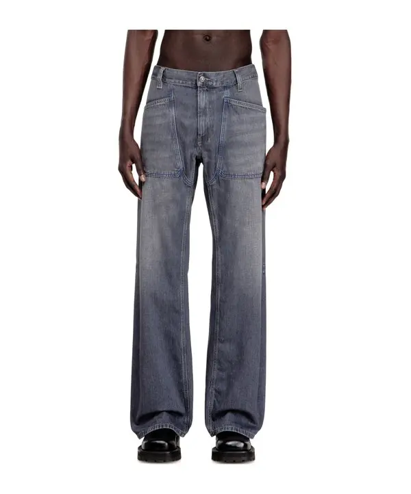 DIESEL® D-zeta Relaxed Fit Jeans - Grey