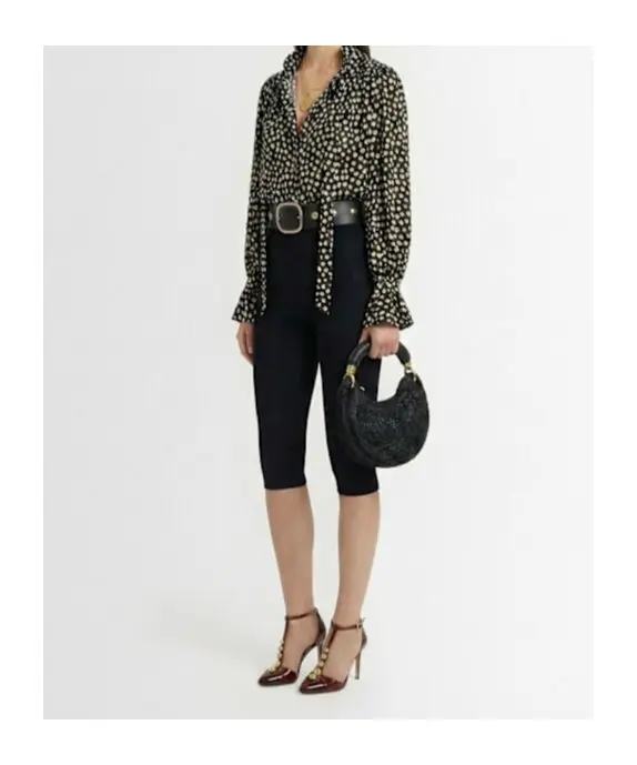 Chloé Honeycomb Knit Stretch Viscose Pants