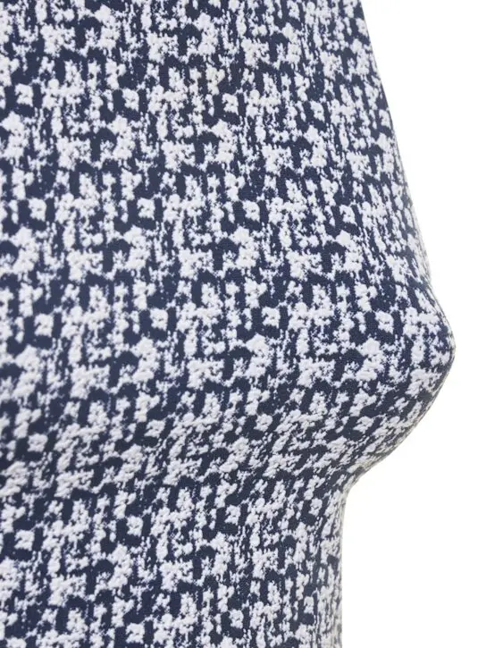 The Upside Jacquard Pattern Cropped Vest