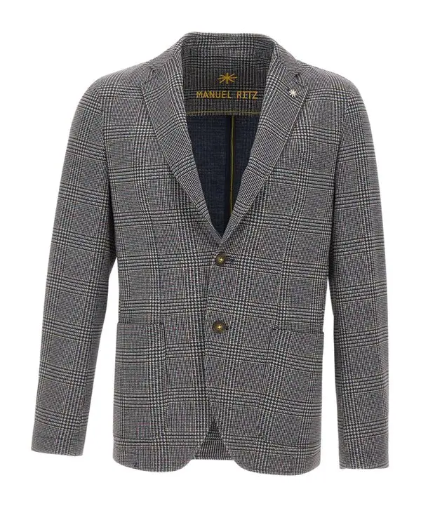 MANUEL RITZ Sempre Houndstooth Blazer