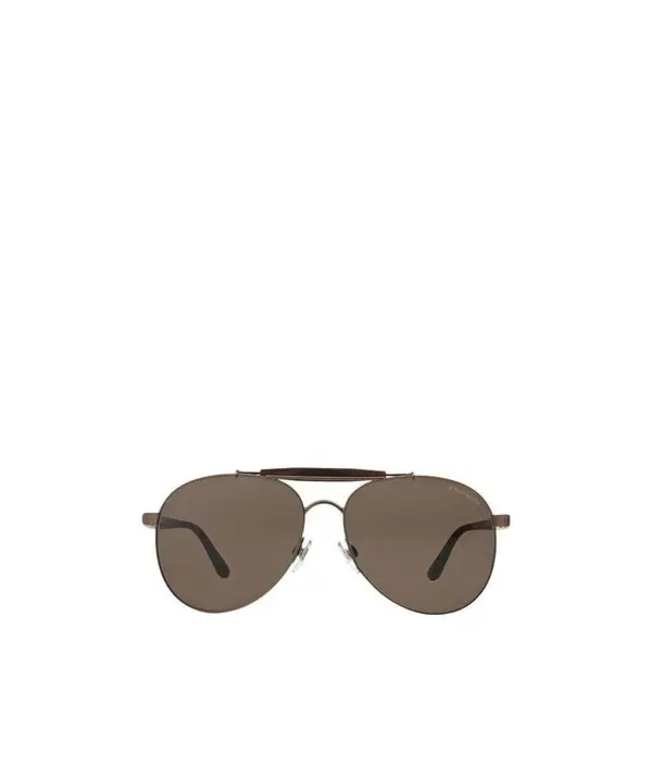 Giorgio Armani Aviator Sunglasses - Brown