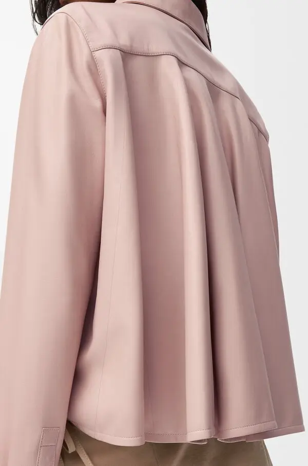 Loewe Lambskin Shirt With Embossed Logo