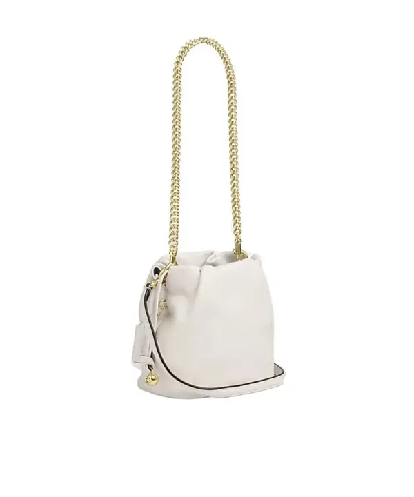 COACH Faye Mini Drawstring Bag - Chalk Color