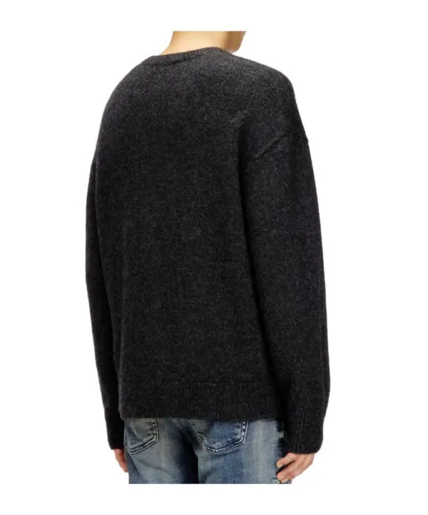 DIESEL® K-areeso Logo Cut-out Sweater - Black