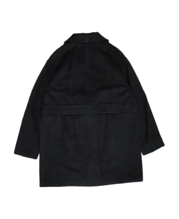 Max Mara Lapel Belted Coat - Black