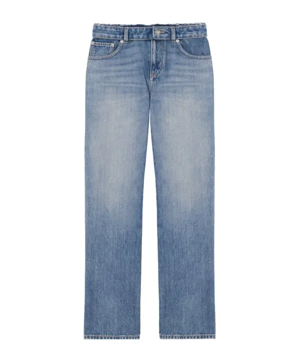 Alexander McQueen Deconstructed Waist Jeans