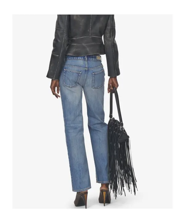 Alexander McQueen Deconstructed Waist Jeans
