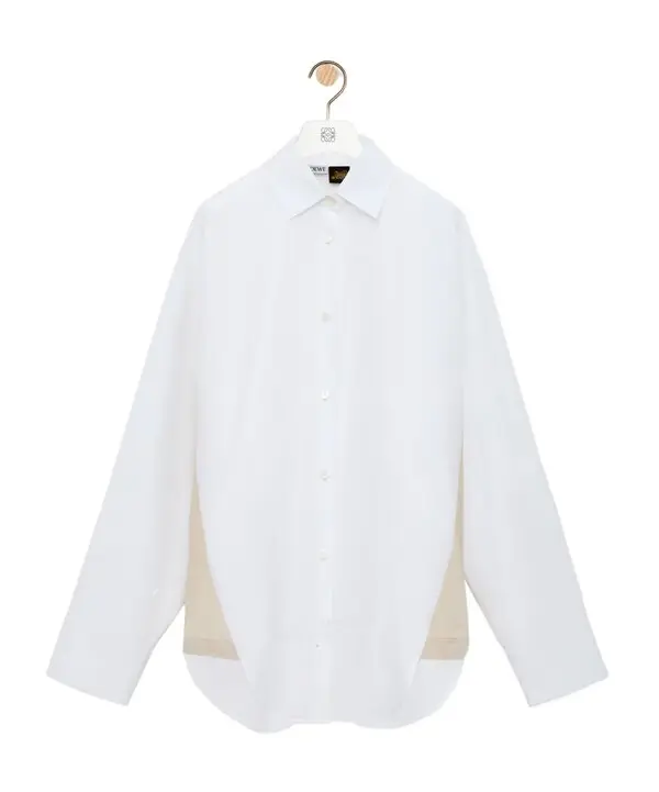 Loewe Longline Shirt - White/beige