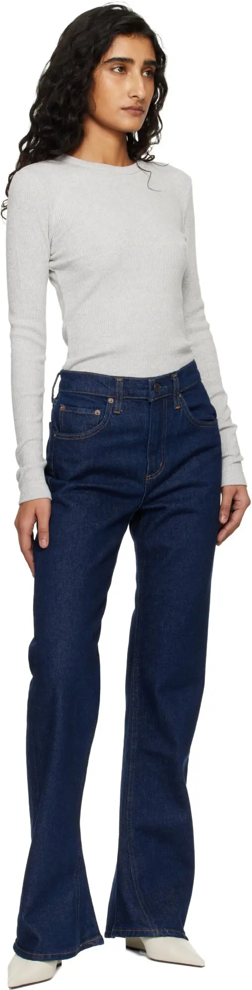 AGOLDE Mid-rise Bootcut Jeans - Black