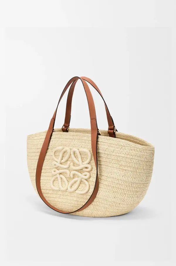 Loewe Medium Eclipse Woven Bag - Nude