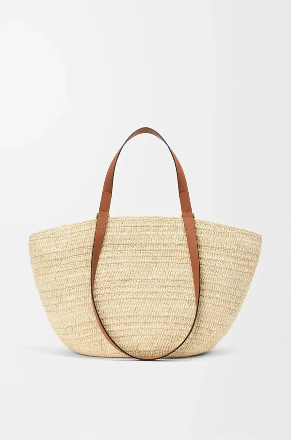 Loewe Medium Eclipse Woven Bag - Nude