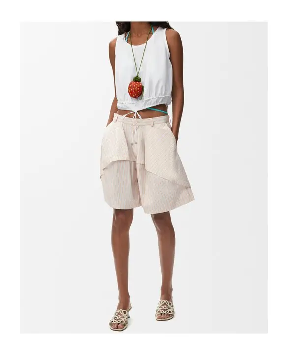 Loewe Paula's Drawstring Hem Knitted Top