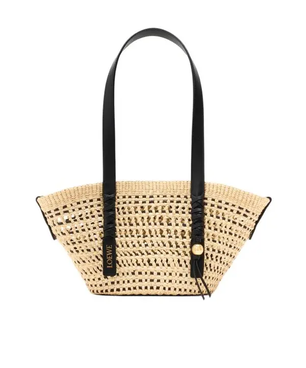 Loewe Small Braid Shoulder Bag - Nude